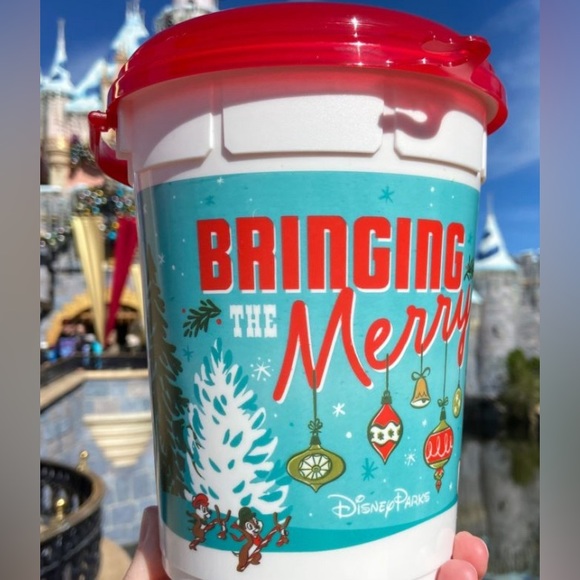 Disney | Kitchen | Disneys Holiday Popcorn Bucket | Poshmark